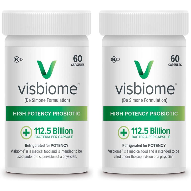 Visbiome® High Potency Probiotic 60 Capsules 112.5 Billion CFU ...